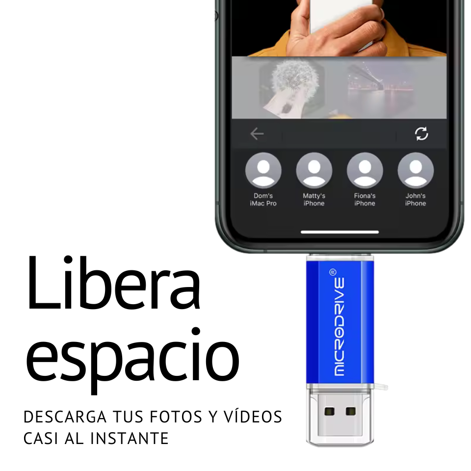 SnapDrive | MicroDrive DUO Tipo-C y USB 3.2 – De 16GB a 128GB